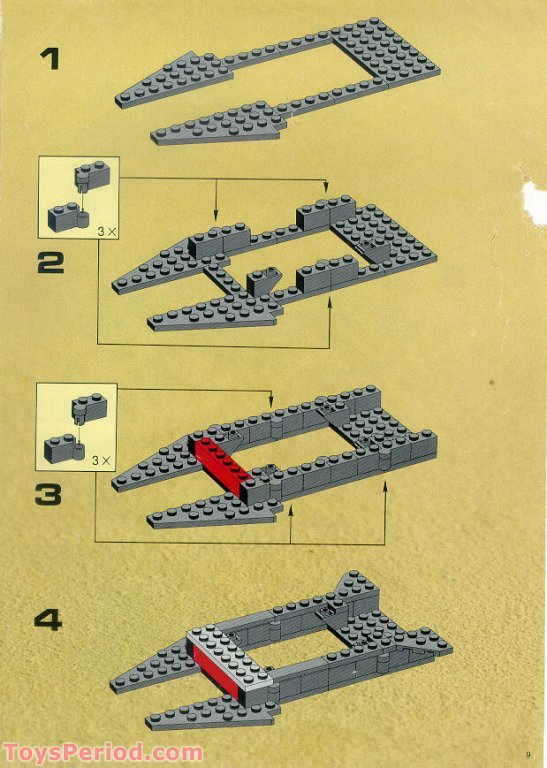 LEGO 6957 Solar Snooper Instructions and Parts List