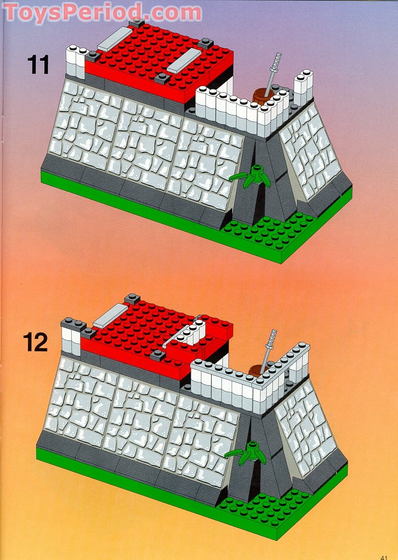 LEGO 6093 Flying Ninja Fortress Instructions and Parts List