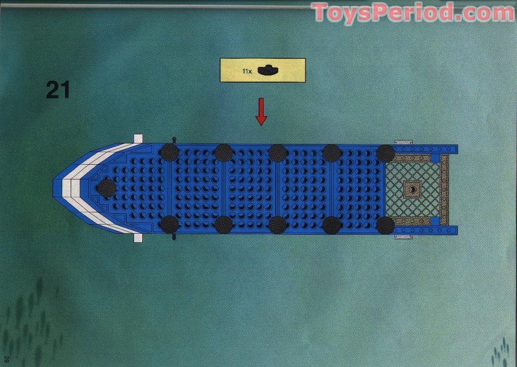 LEGO 6560 Diving Expedition Explorer Instructions and Parts List