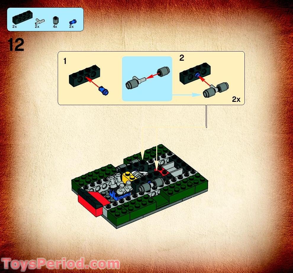LEGO 7626 Jungle Cutter Instructions and Parts List