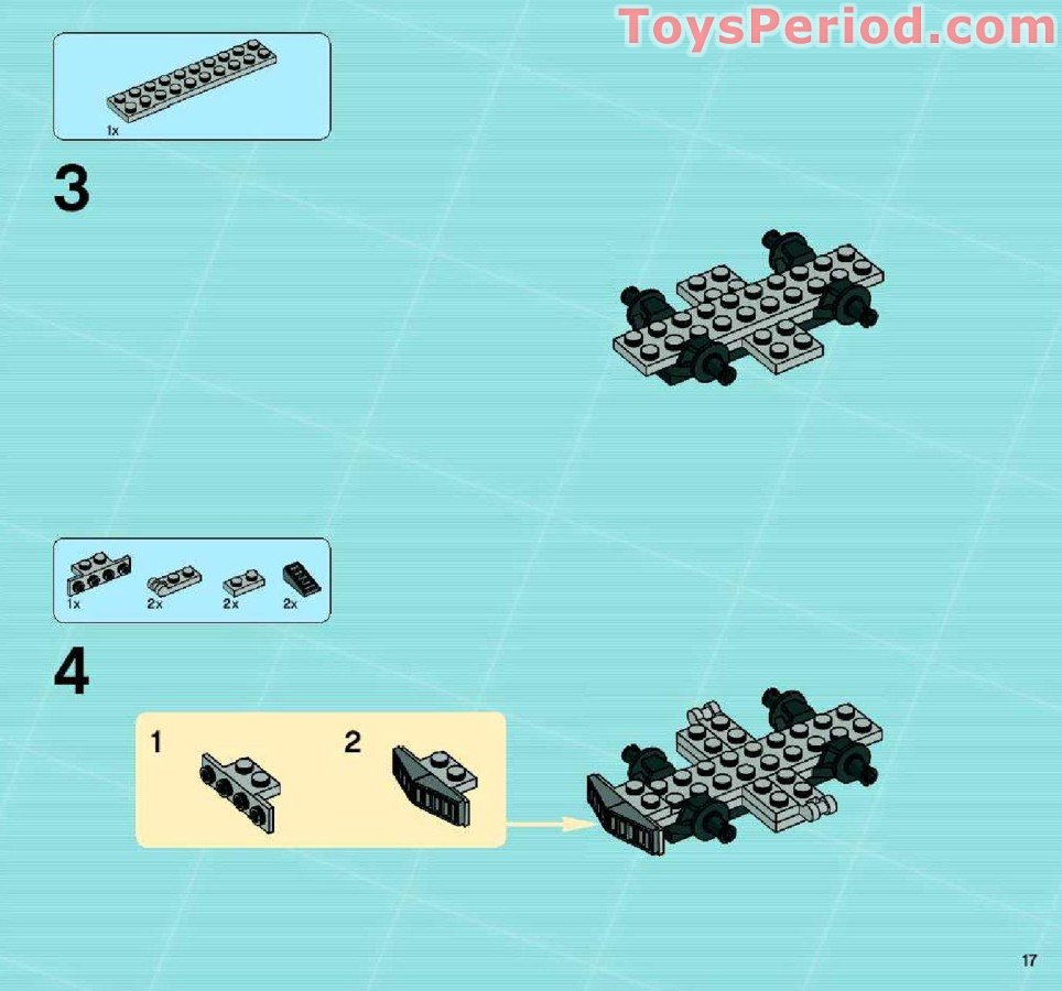 LEGO 8635 Mission 6: Mobile Command Center Instructions and Parts List