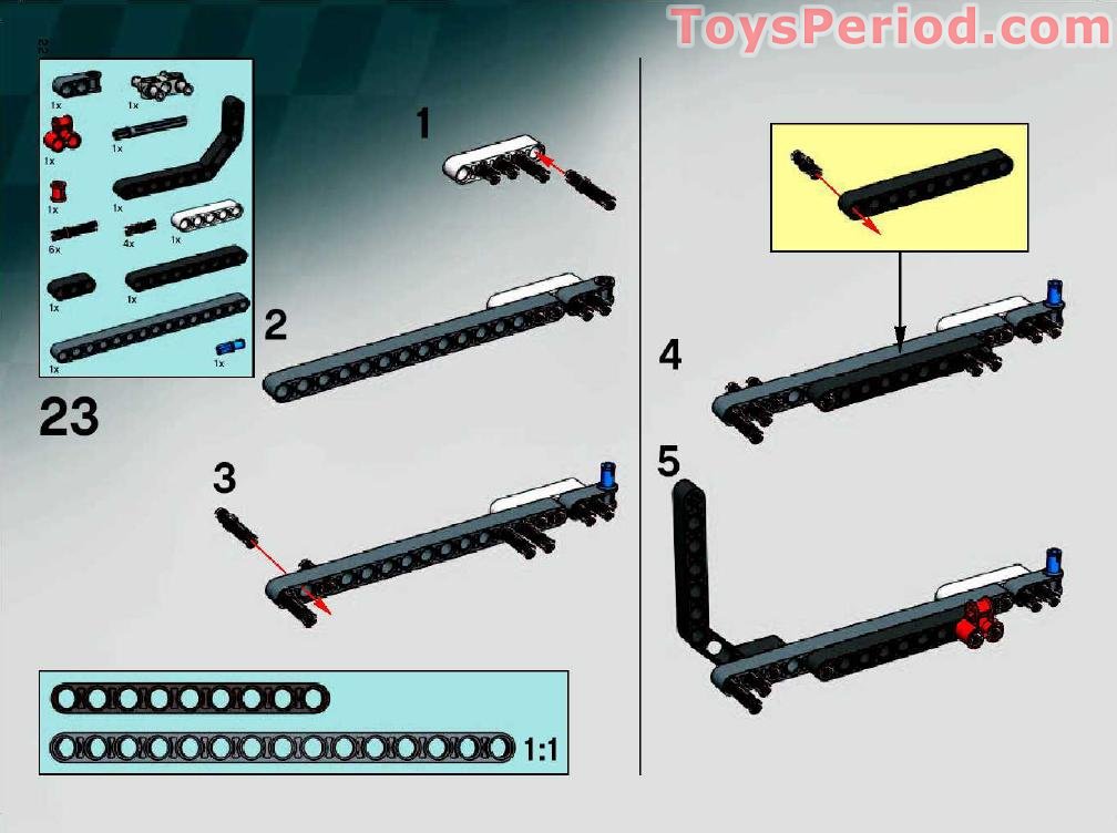 LEGO 8682 Nitro Intimidator Instructions and Parts List