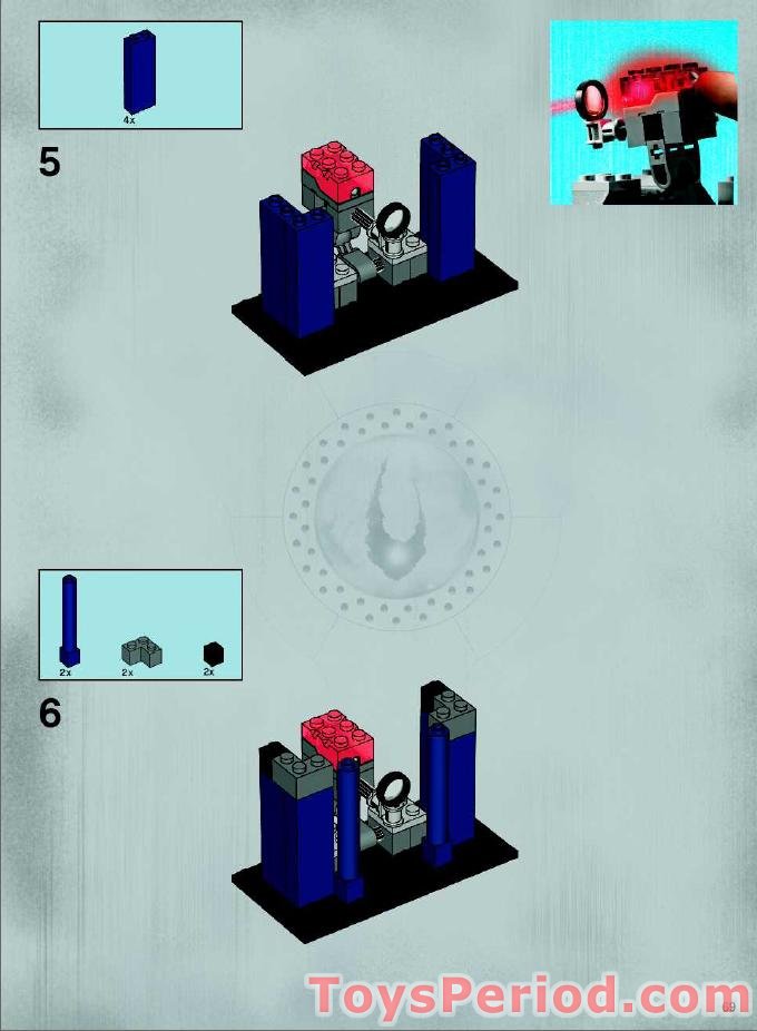 LEGO 8894 Piraka Stronghold Instructions and Parts List