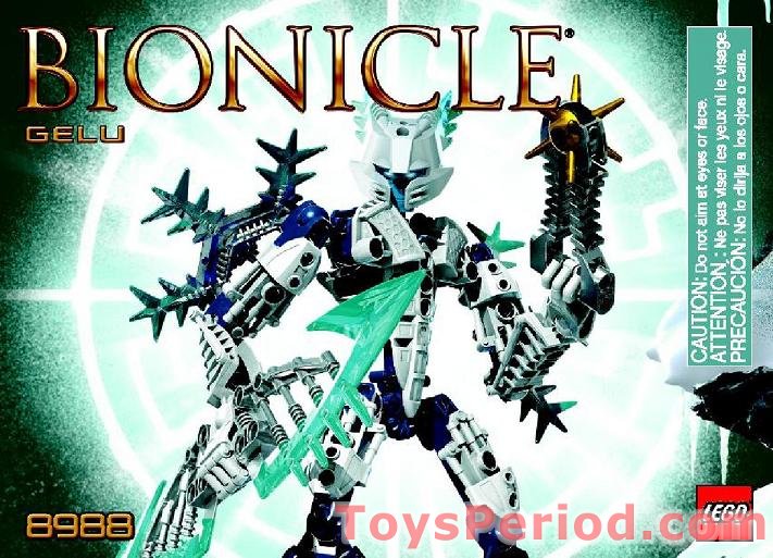 LEGO 8988 Gelu Instructions and Parts List