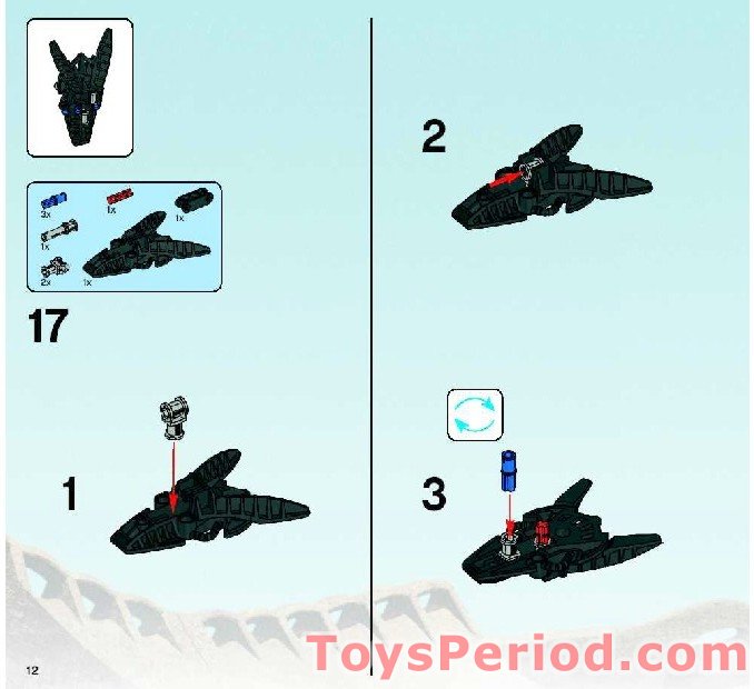 LEGO 8991 Tuma Instructions and Parts List