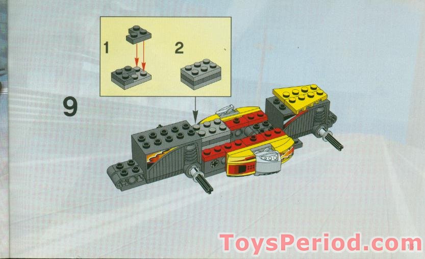 LEGO 8382 Hot Buster Instructions and Parts List