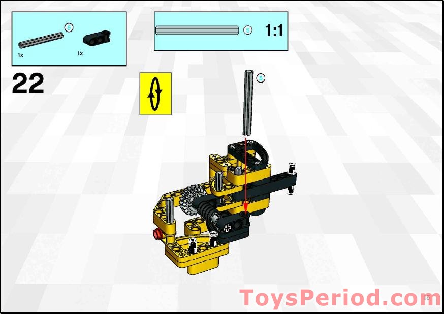 LEGO 8451 Dumper Instructions and Parts List