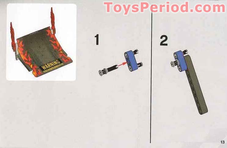 LEGO 8493 Red Ace Instructions and Parts List