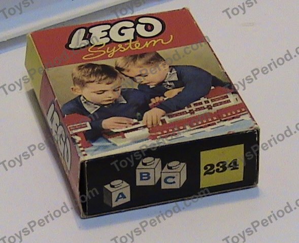 LEGO 234 Letter Bricks Instructions and Parts List