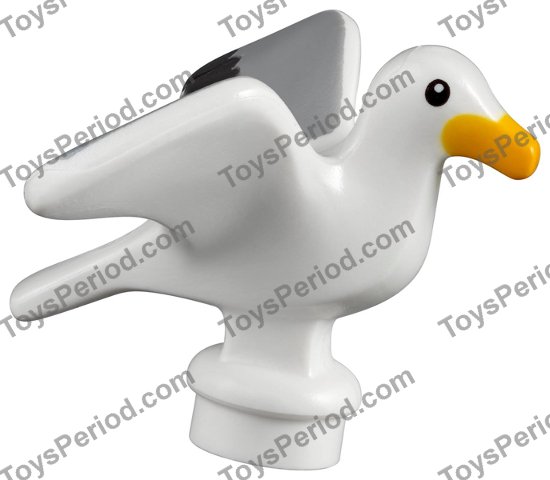LEGO Sets with Part 12891pb01 Bird, Seagull with Bright Light Orange ...