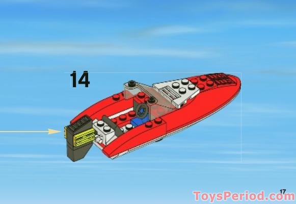 LEGO 4641 Speed Boat Instructions and Parts List