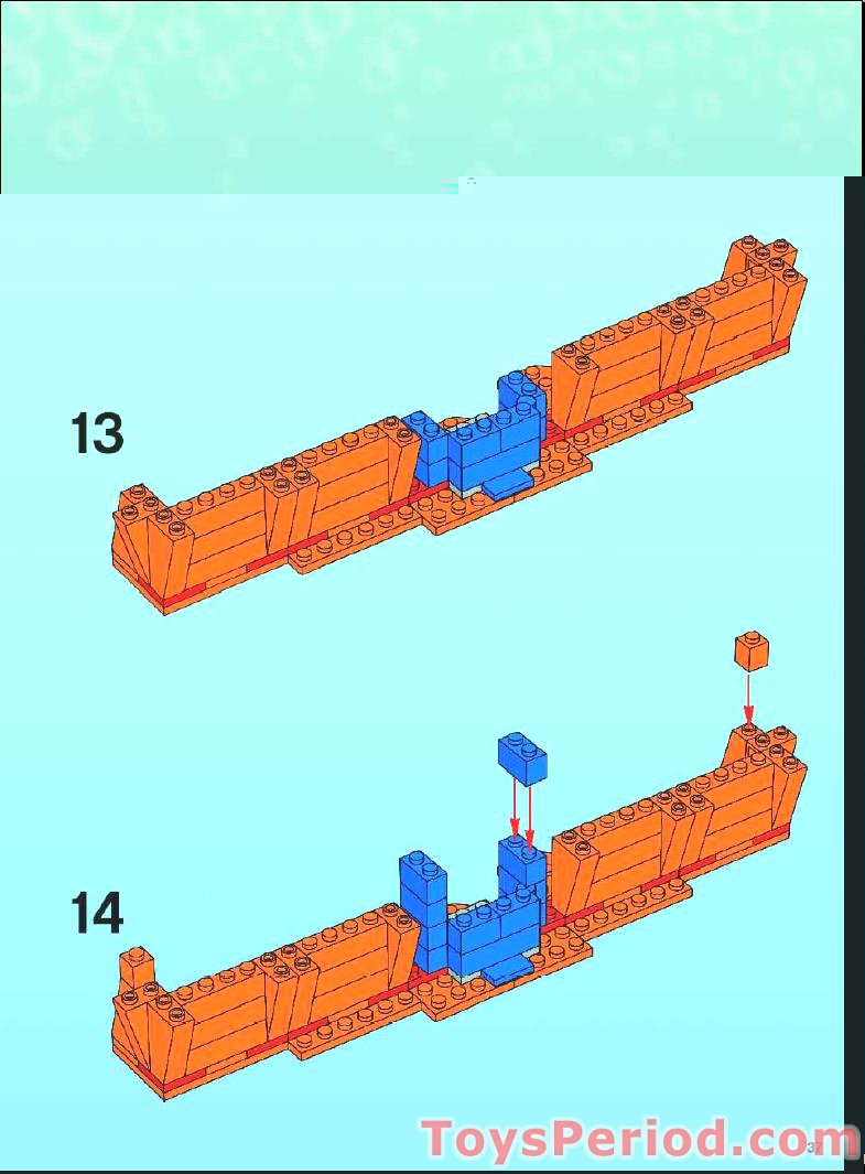 LEGO 3827 Adventures in Bikini Bottom Instructions and Parts List