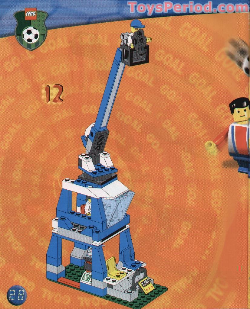 LEGO 3408 Super Sports Coverage Instructions and Parts List