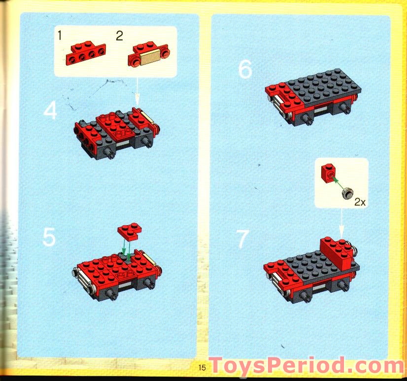 LEGO 4883 Gear Grinders Instructions and Parts List