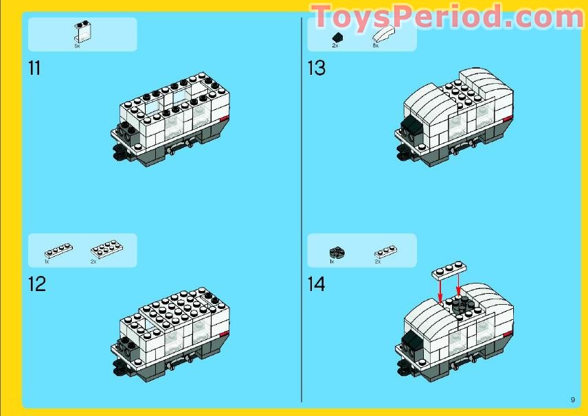 LEGO 4997 Transport Ferry Instructions and Parts List