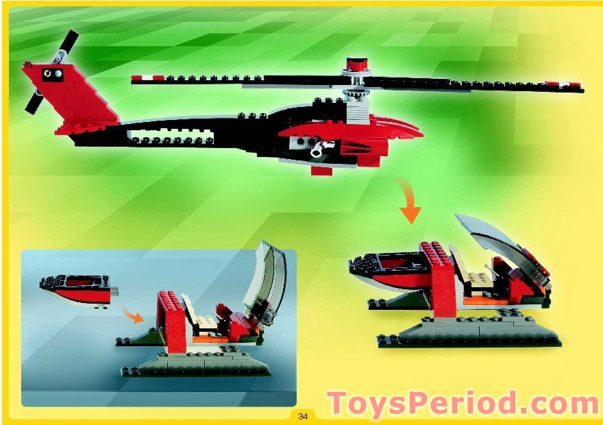 LEGO 4403 Air Blazers Instructions and Parts List