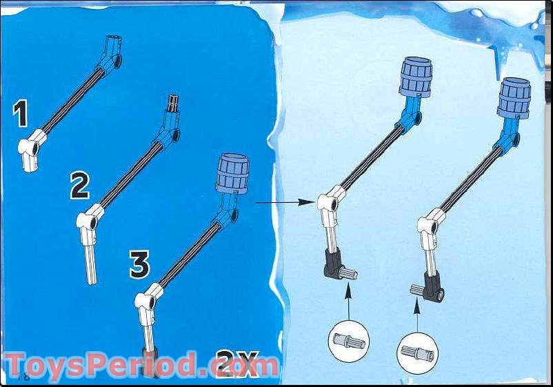 LEGO 4579 Ice Ramp Racers Instructions and Parts List