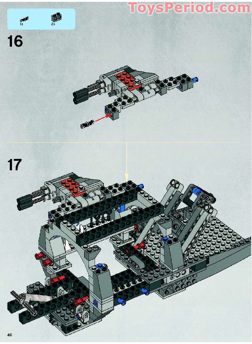 LEGO 7680 The Twilight Instructions and Parts List