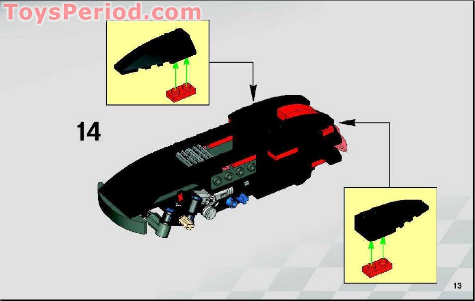 LEGO 8669 Fire Spinner 360 Instructions and Parts List