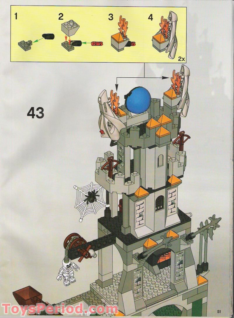 LEGO 8823 Mistlands Tower Instructions and Parts List