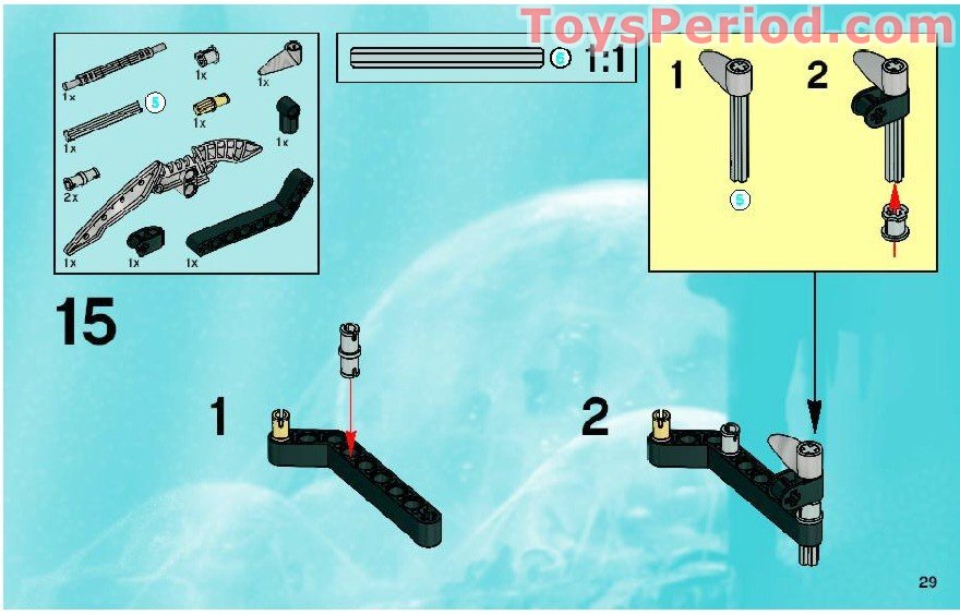 LEGO 8939 Lesovikk Instructions and Parts List