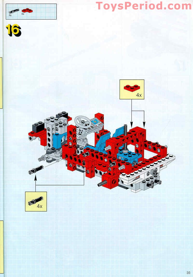 LEGO 8280 Fire Response Unit Instructions and Parts List