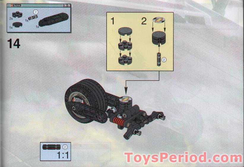 LEGO 8520 Millennium - Millennia Instructions and Parts List