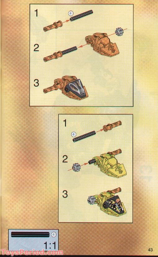 LEGO 8523 Blaster Slizer Instructions and Parts List