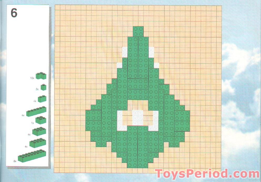 LEGO 3724 LEGO Dragon Instructions and Parts List