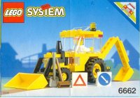 LEGO 6662 Backhoe Instructions and Parts List
