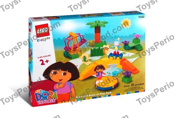 LEGO 7332 Dora and Boots at Play Park Instructions and Parts List