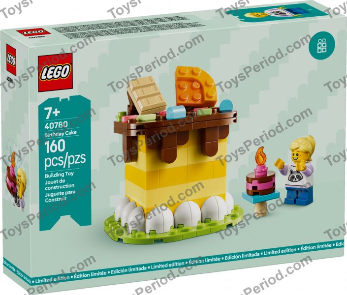 LEGO 40780 Birthday Cake Set from 2025 | LEGO Reference