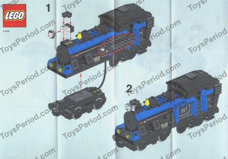 LEGO 3748 Light Unit for Train Set Parts List
