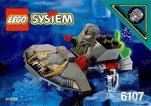 LEGO 6107 Recon Ray Instructions and Parts List