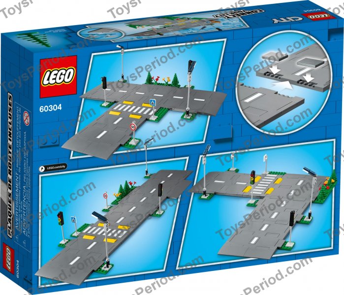 LEGO 60304 Road Plates Set Parts List