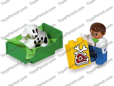 LEGO 1408 Walking the Dog with Daddy Set Parts List