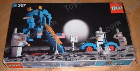 LEGO 367-1 Moon Landing Instructions and Parts List