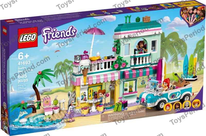 LEGO 41693 Surfer Beachfront Set Parts List