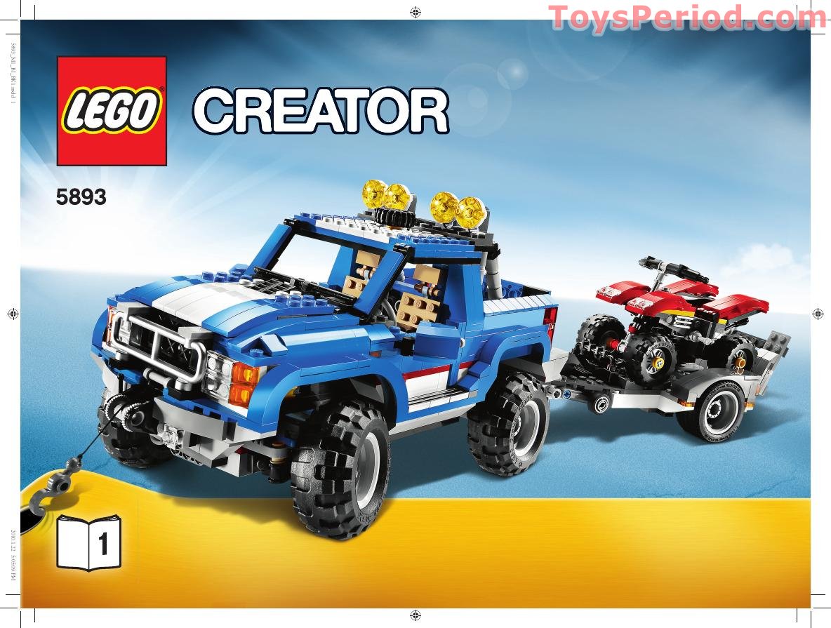 LEGO 5893 Offroad Power Instructions and Parts List