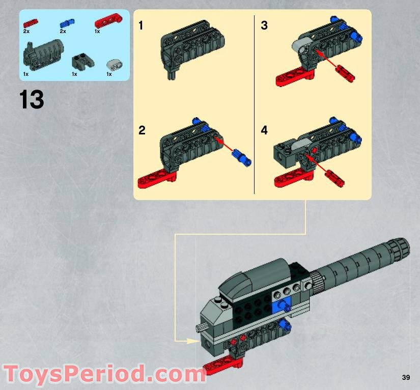 LEGO 7869 Battle for Geonosis Instructions and Parts List