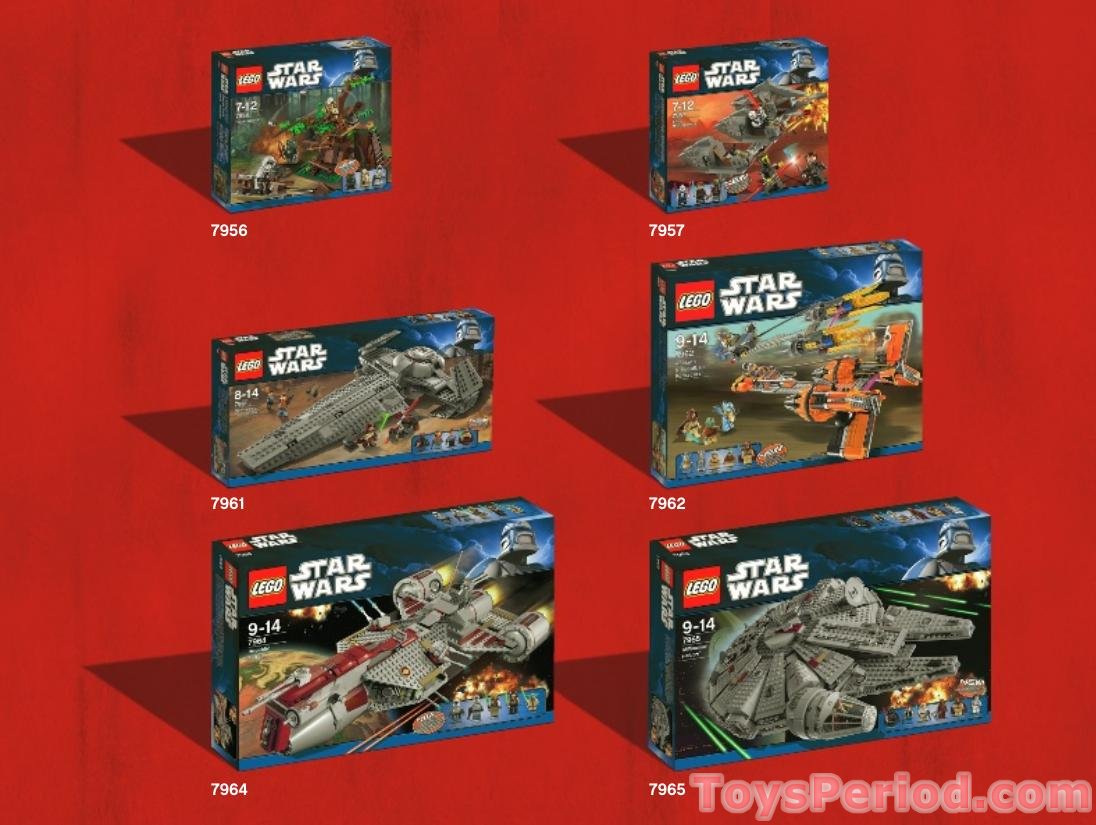 LEGO 7961 Darth Maul's Sith Infiltrator Instructions and Parts List