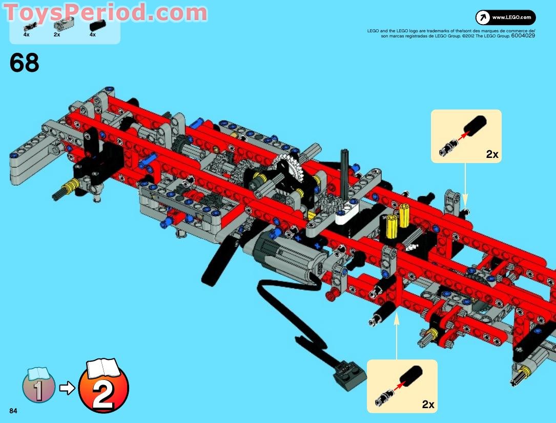 LEGO 9397 Logging Truck Instructions and Parts List
