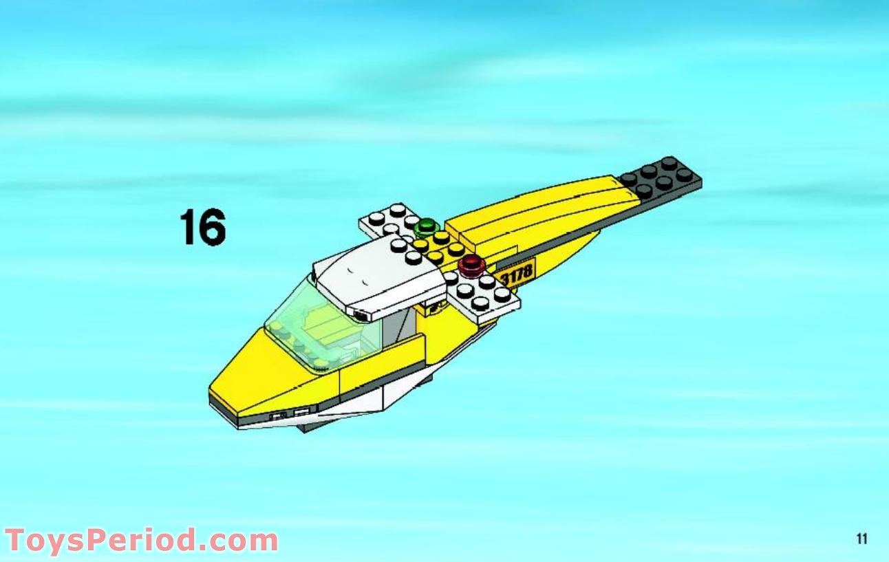 LEGO 3178 Seaplane Instructions and Parts List