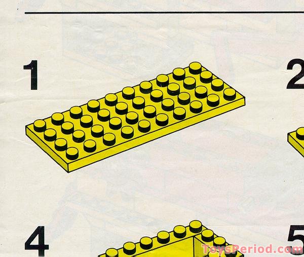 LEGO 387 Excavator and Dumper Instructions and Parts List