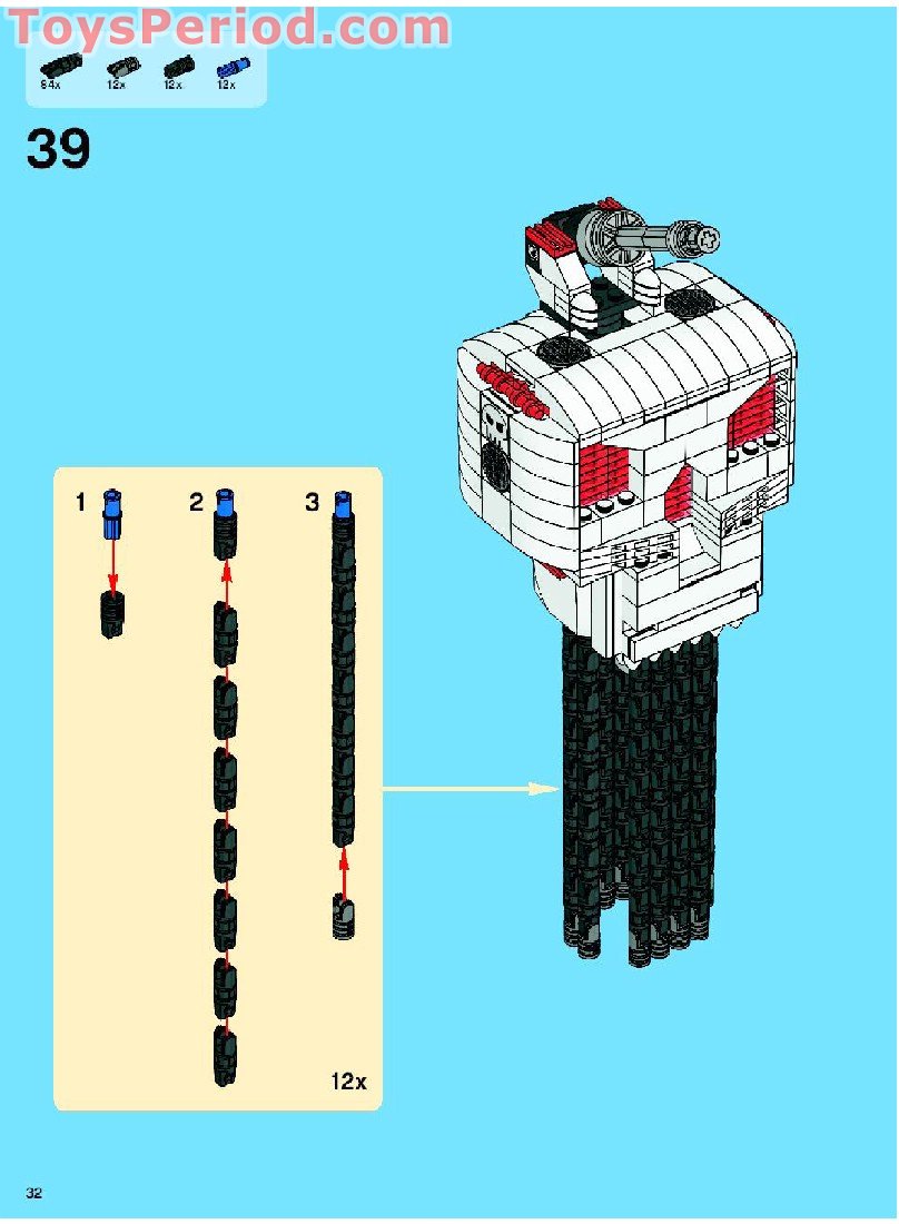 LEGO 10192 Space Skulls Instructions and Parts List