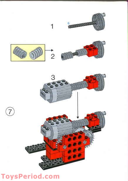LEGO 1033 Building Instructions for Set 1032 Instructions and Parts List