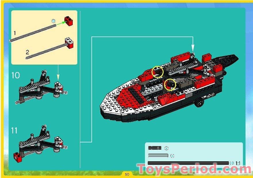 LEGO 4403 Air Blazers Instructions and Parts List