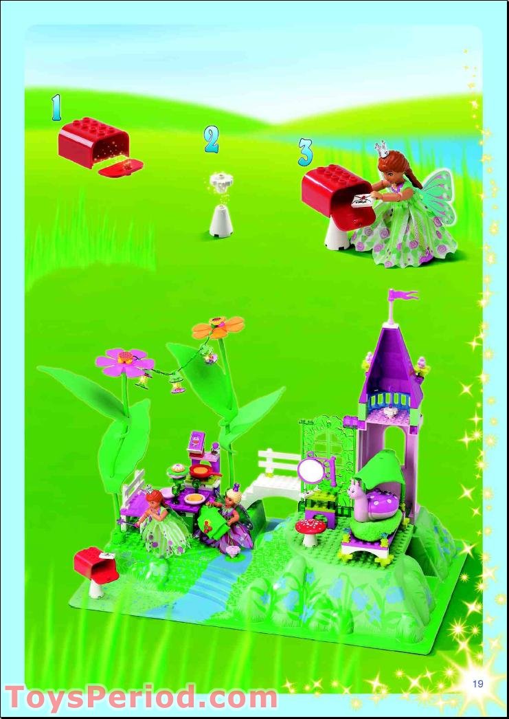 LEGO 5862-2 Flower Fairy Party, Purple-Silver Box Instructions and ...