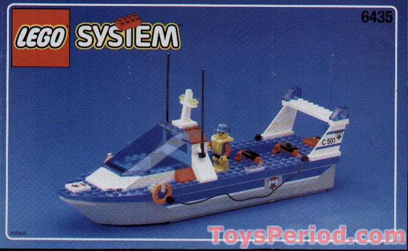LEGO 6435 Coast Guard Hq Instructions and Parts List