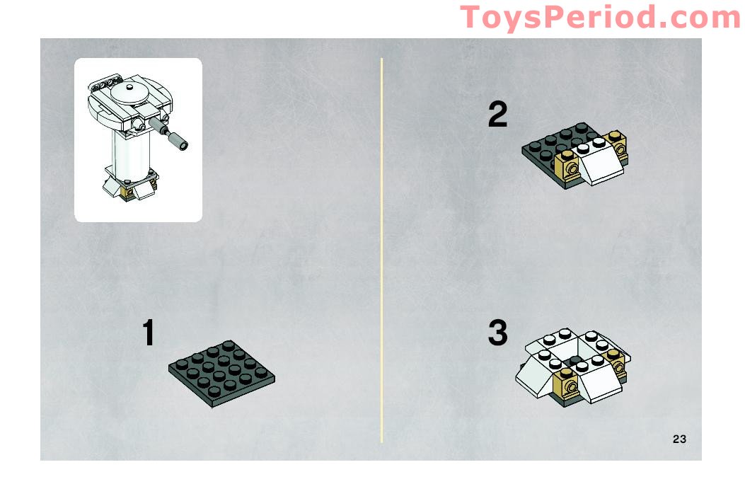 LEGO 7749 Echo Base Instructions and Parts List